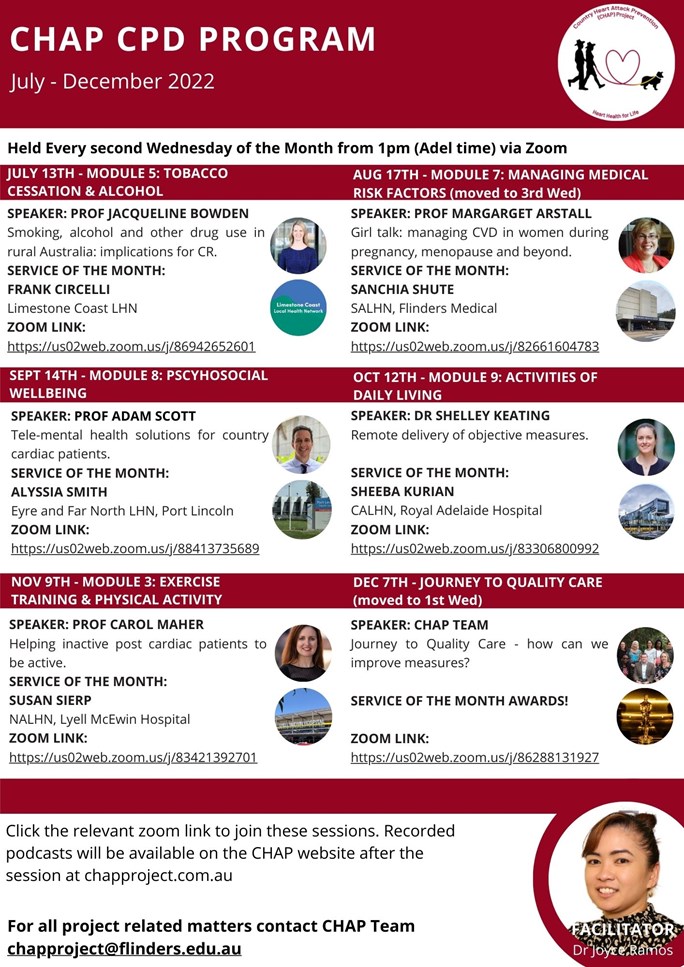 Continuing Professional Development | Country Heart Attack Prevention ...